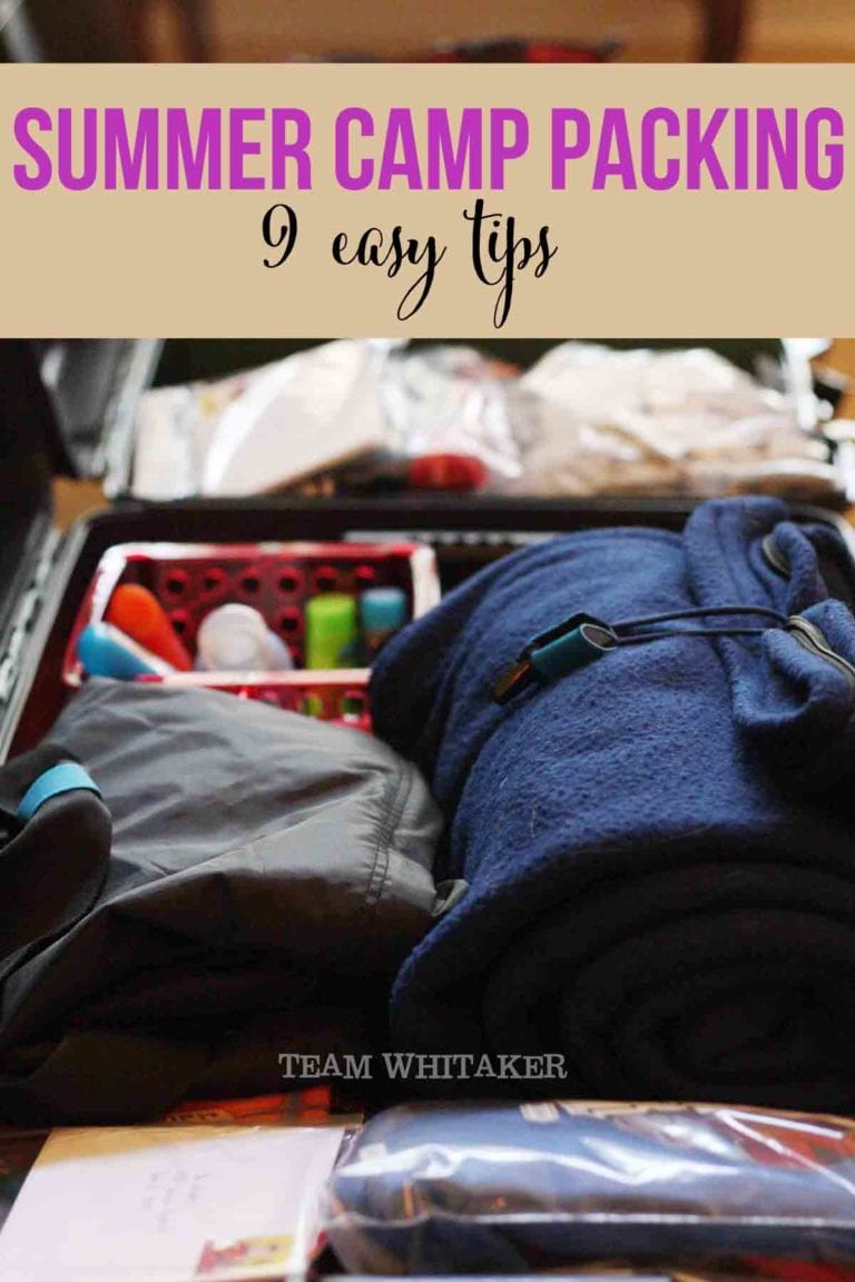 Summer Camp Packing: 9 Easy Tips - Kathryn Whitaker